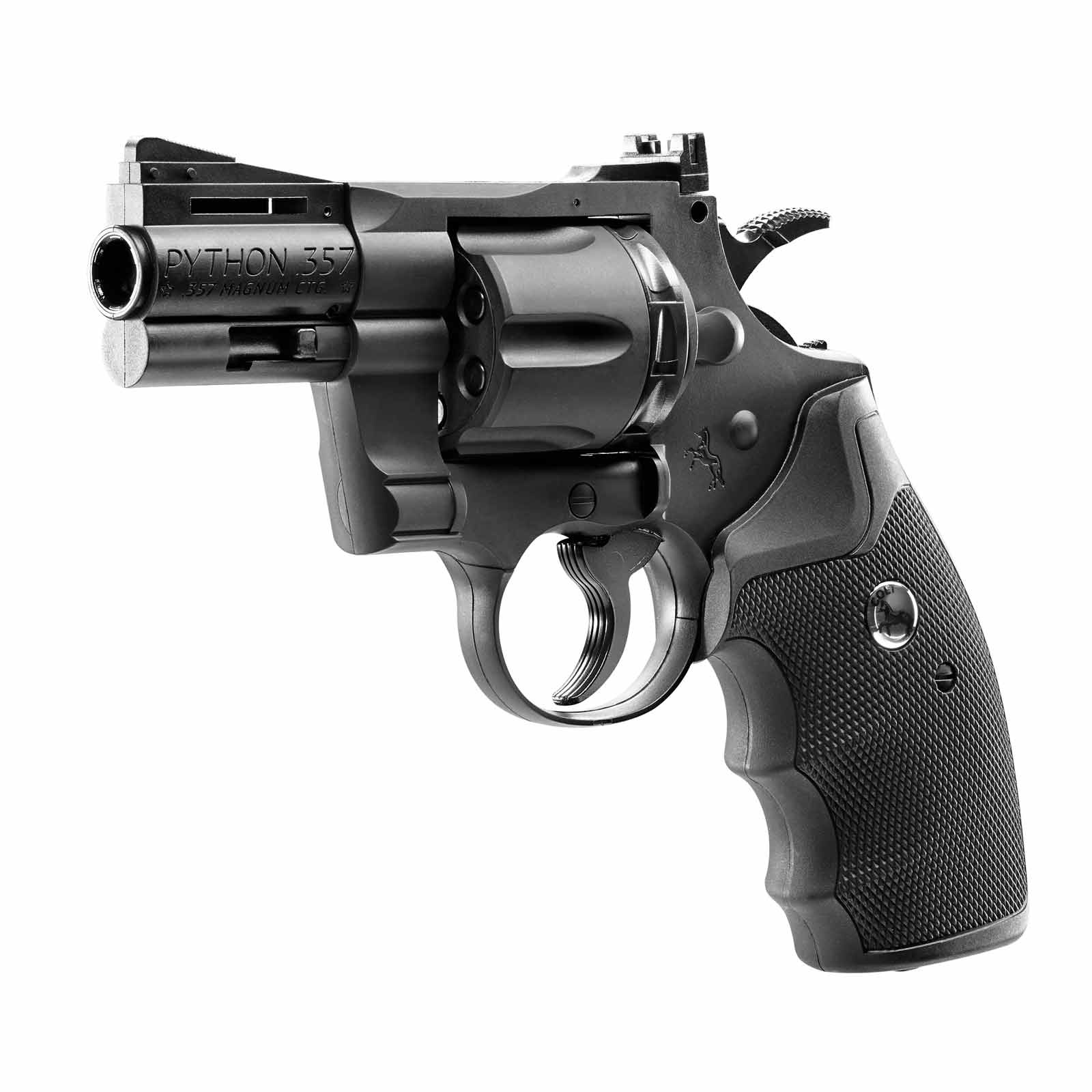 Colt Python 2,5" Lauflänge 4,5 mm Diabolos / Stahl BB Co2 Revolver (P