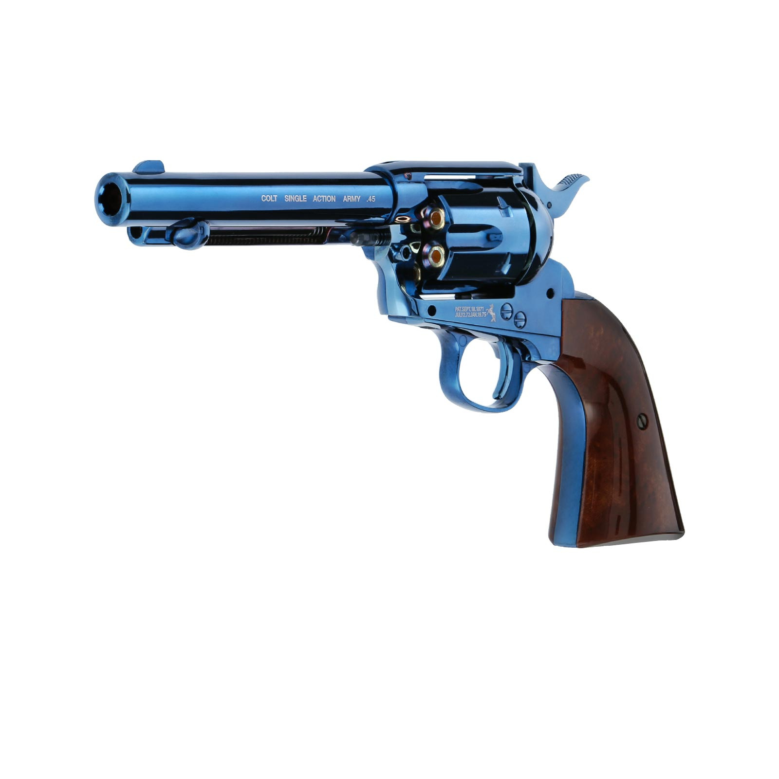 Komplettset Colt Single Action Army® 45 blue Co2-Revolver Kaliber 4,5