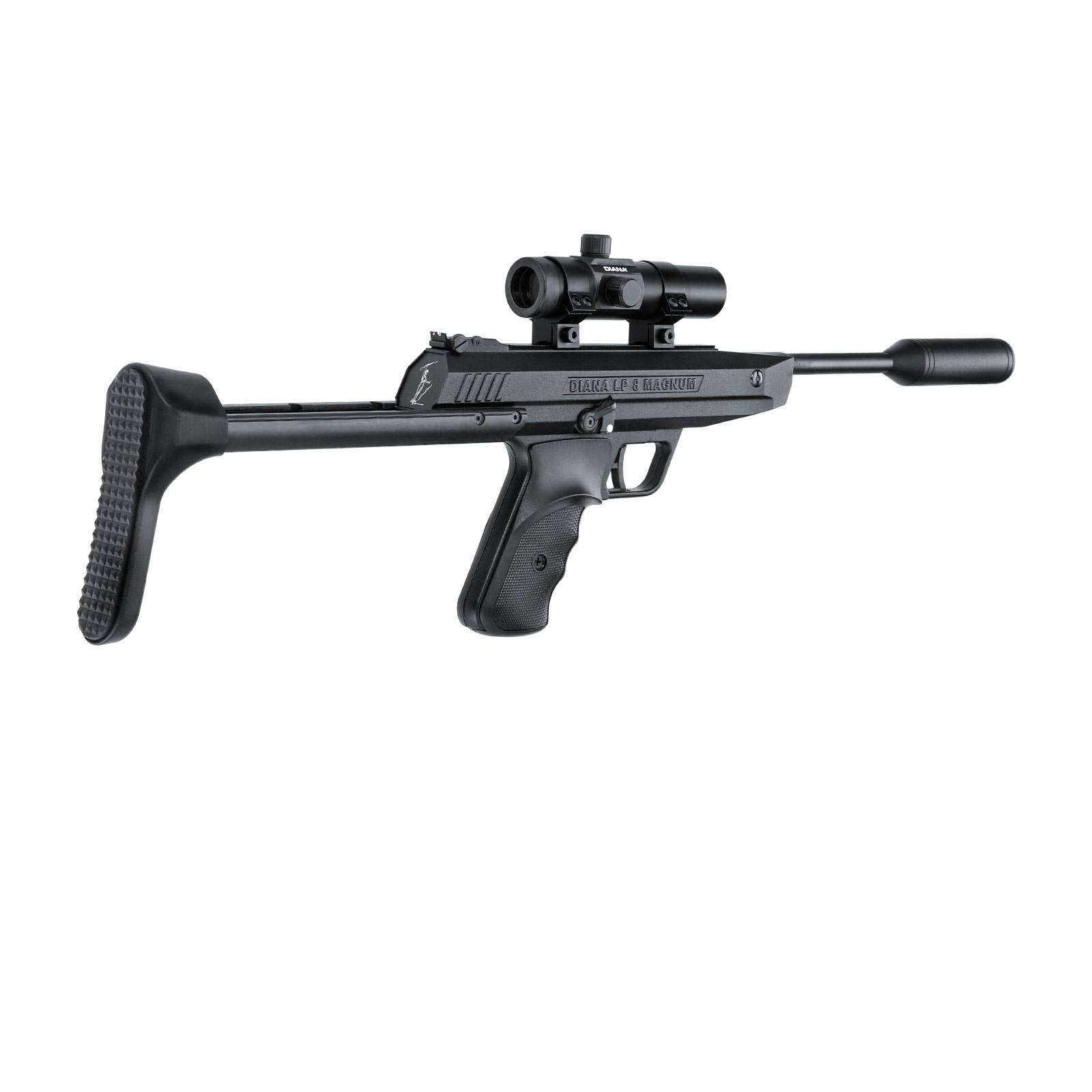 Diana LP8 Magnum Tactical Set - 4,5 mm Diabolo (P18) + Red Dot + Koff