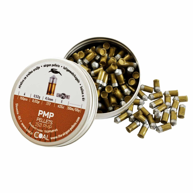 Coal Spitzkopfdiabolos Plastic Metal Pellets 4,5 mm für Luftgewehre