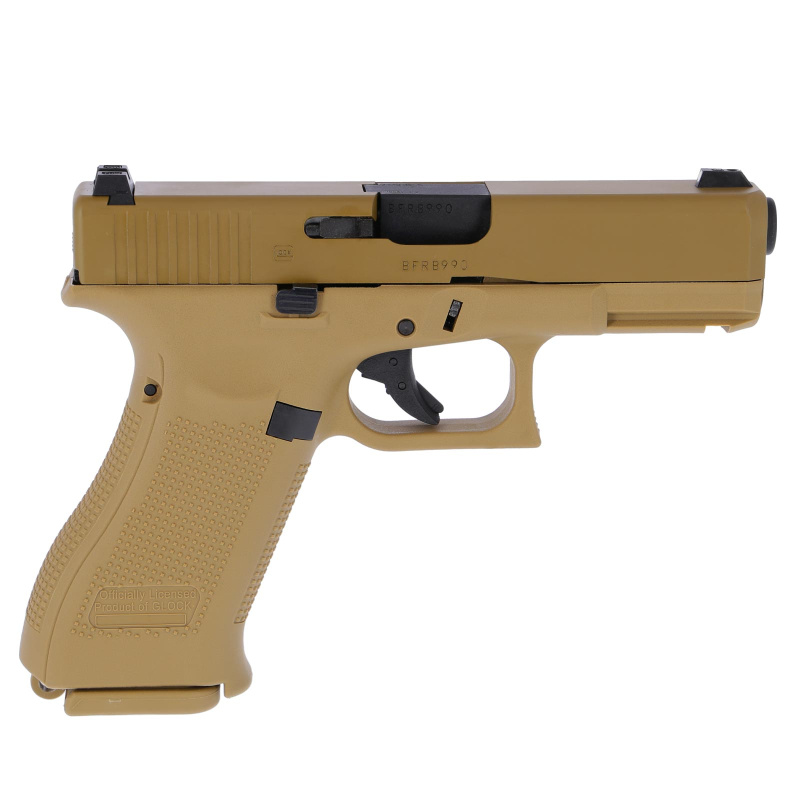 Glock 19X Softair-Pistole Coyote Kaliber 6 mm BB Gas Blowback (P18)