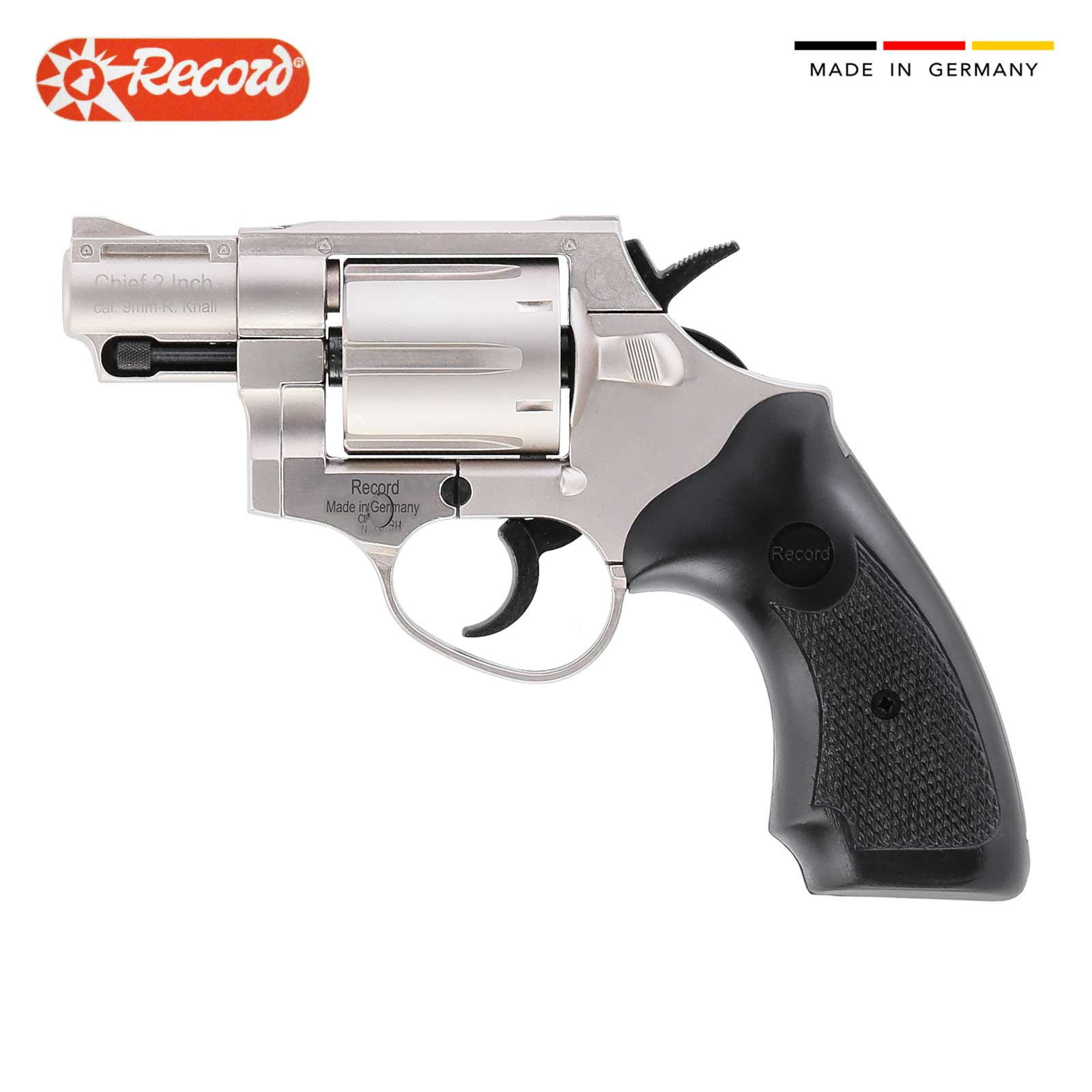 Record Chief Schreckschuss Revolver 2 Zoll Lauf metal-plate 9 mm R.K.