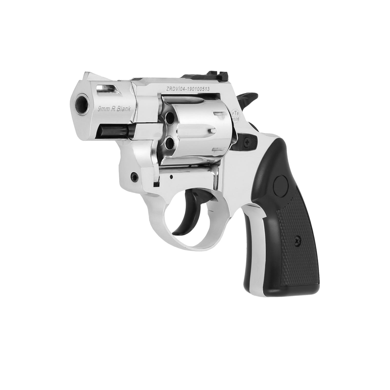 SET Zoraki R2 2 Zoll Lauf Schreckschuss Revolver Chrom 9 mm R.K. (P18
