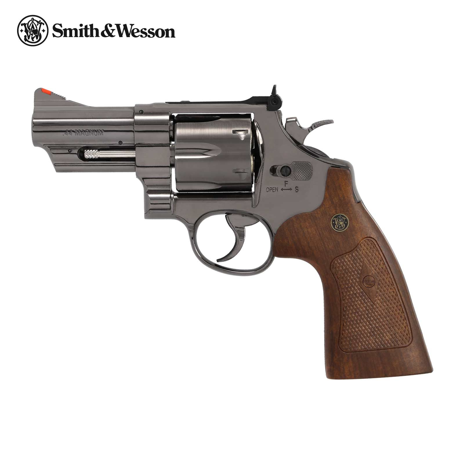 Smith & Wesson M29 3 Zoll Hochglanzbrüniert Co2-Revolver Kaliber 4,5