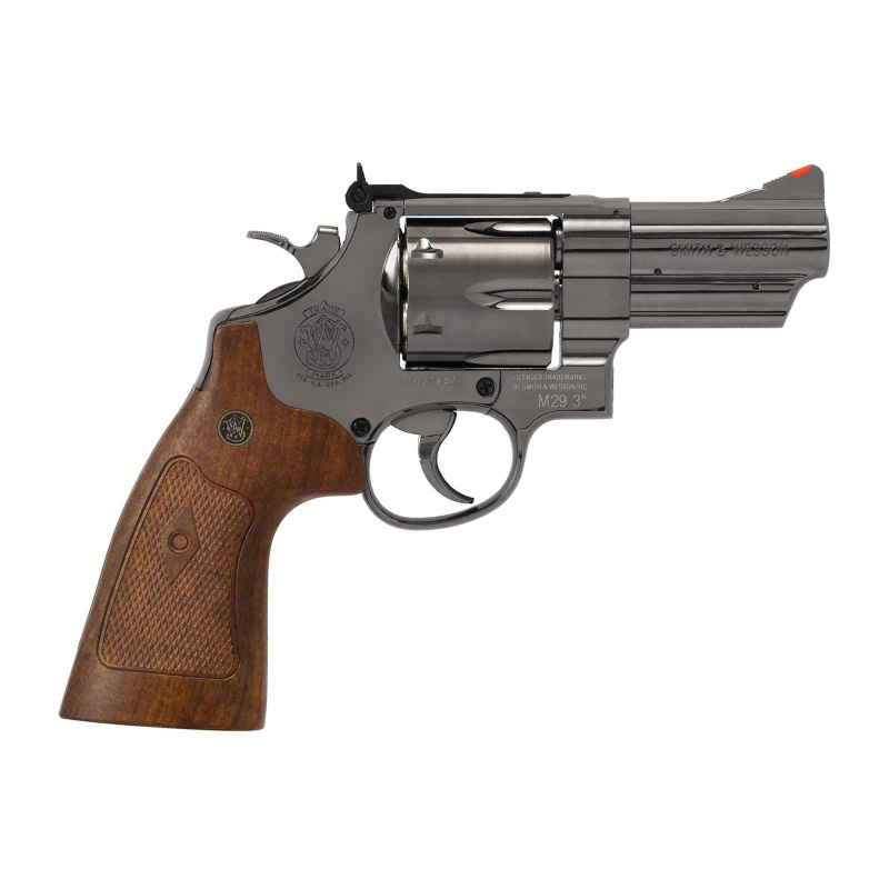Smith & Wesson M29 3 Zoll Hochglanzbrüniert Co2-Revolver Kaliber 4,5