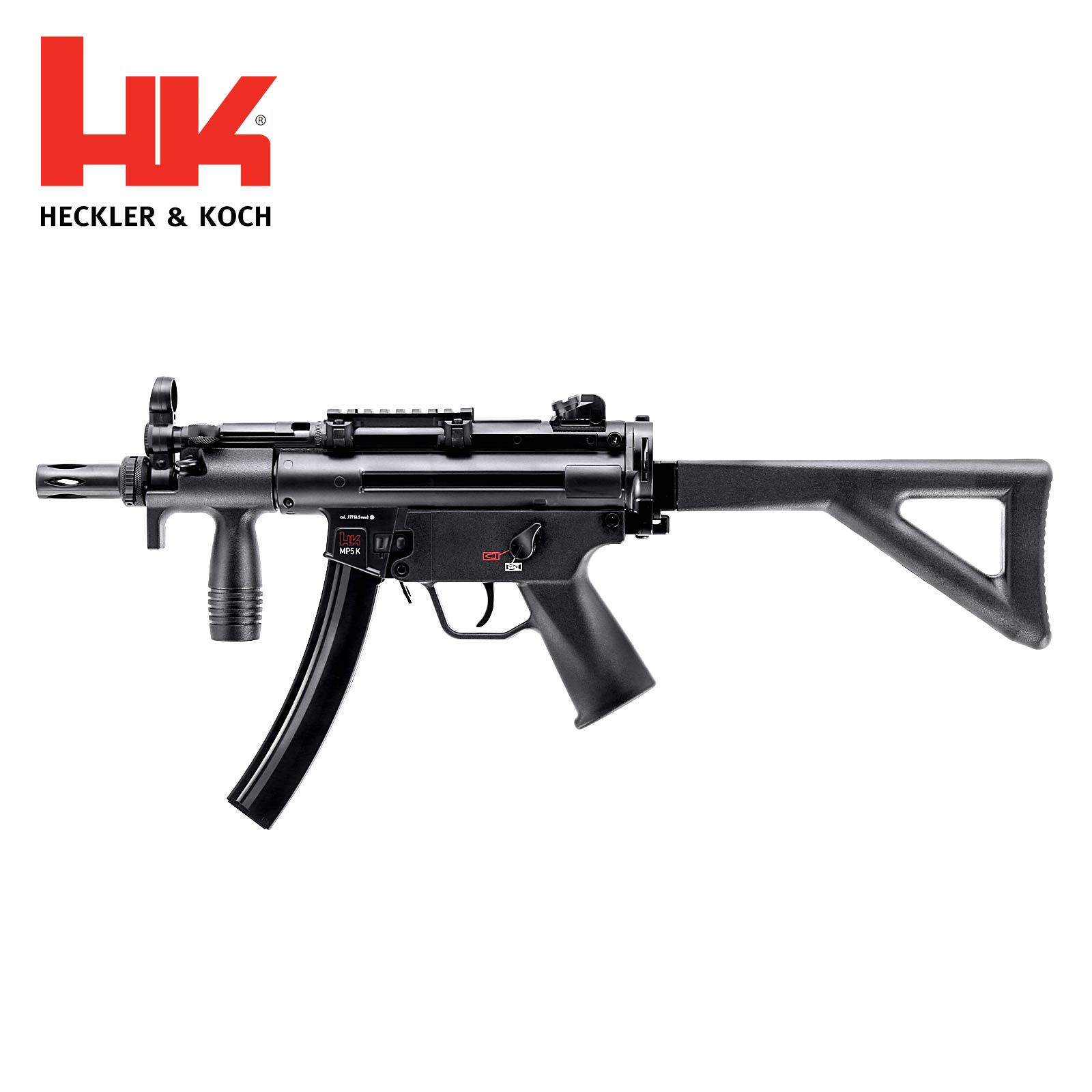 Heckler & Koch MP5 K-PDW Co2 Kaliber 4.5 mm Stahl BB | 4komma5.de