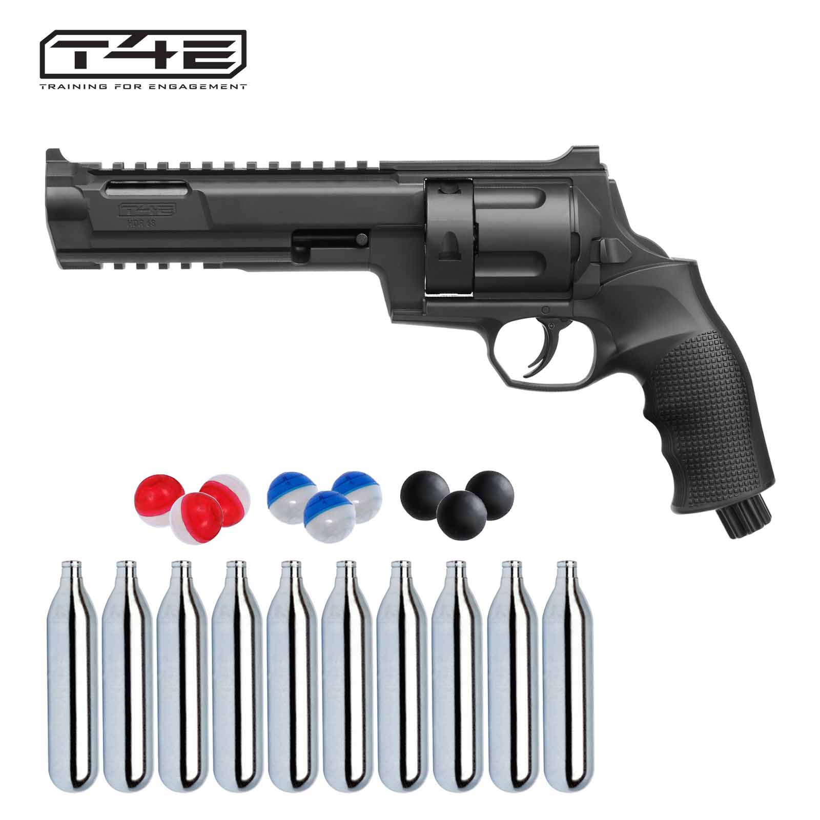 SET T4E Defense Training Marker HDR 68 Revolver Co2 cal .68 - 7,5 Jou