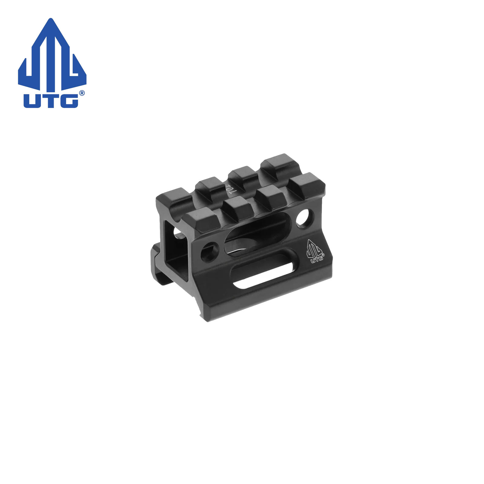 UTG Super Slim Picatinny Riser Mount - 1.0" High 3-Slot - Weaver Mont