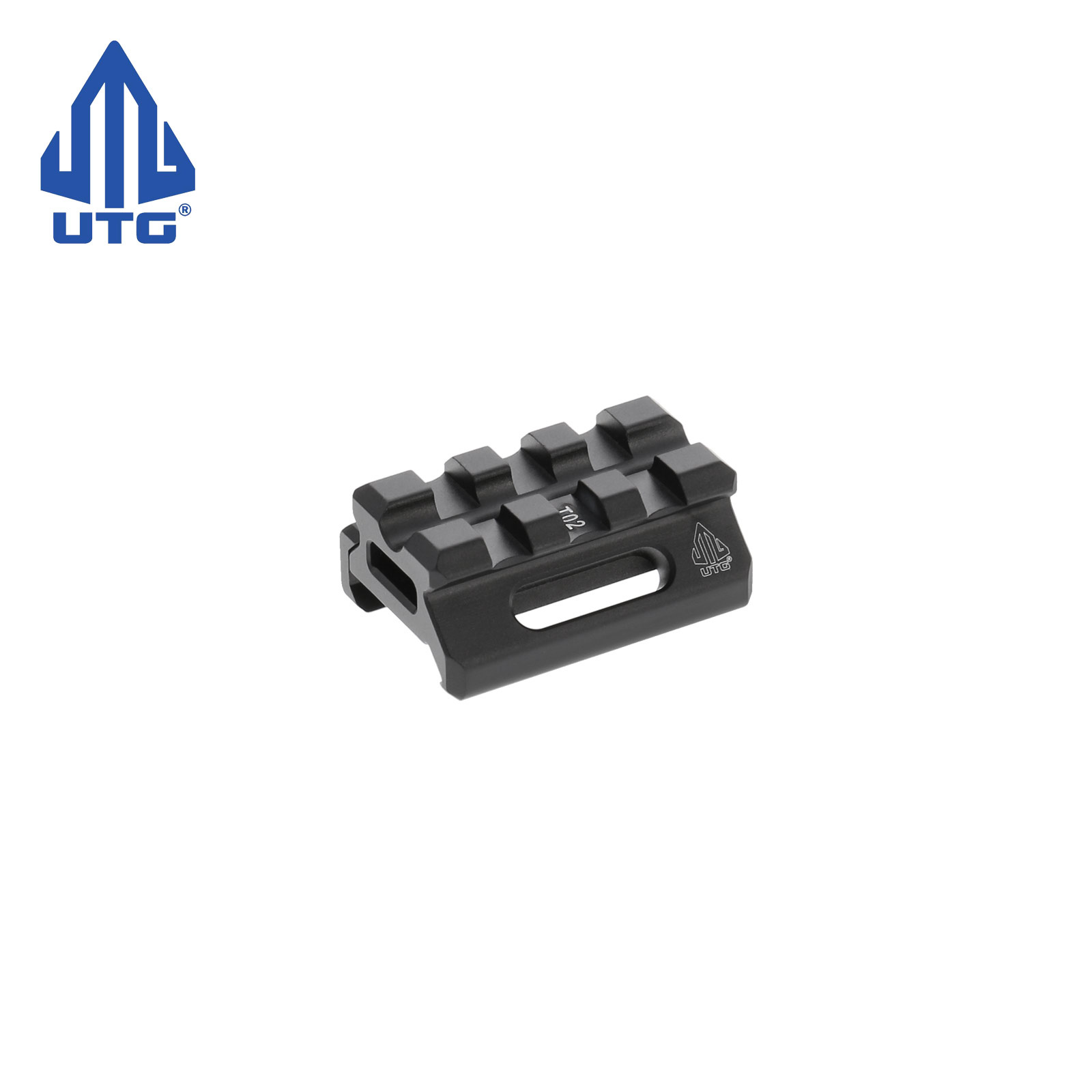UTG Super Slim Picatinny Riser Mount - 0.5" High 3-Slot - Weaver Mont