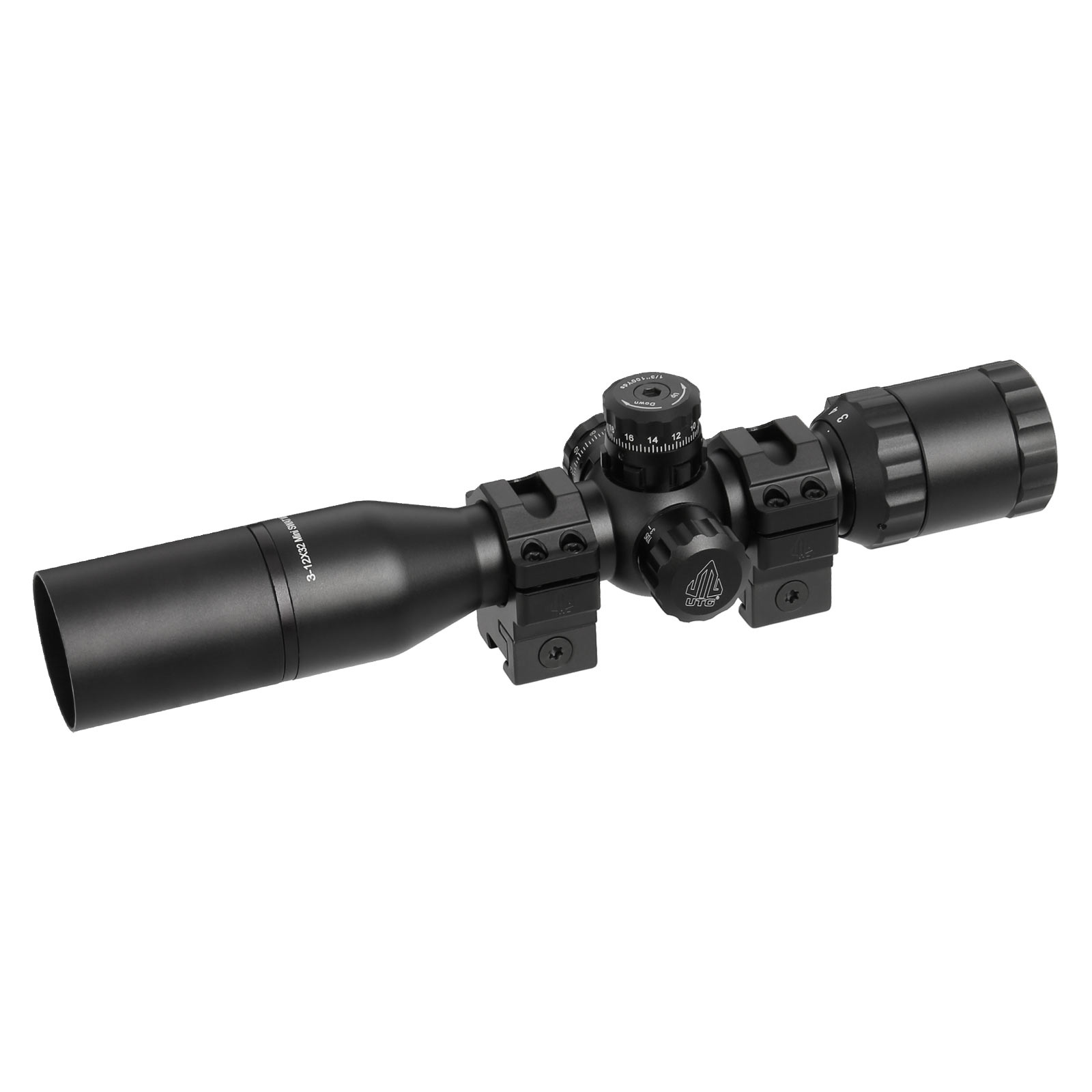 UTG Bugbuster 3-12x32 AO Zielfernrohr mit Mil-Dot Absehen mit 11 mm M
