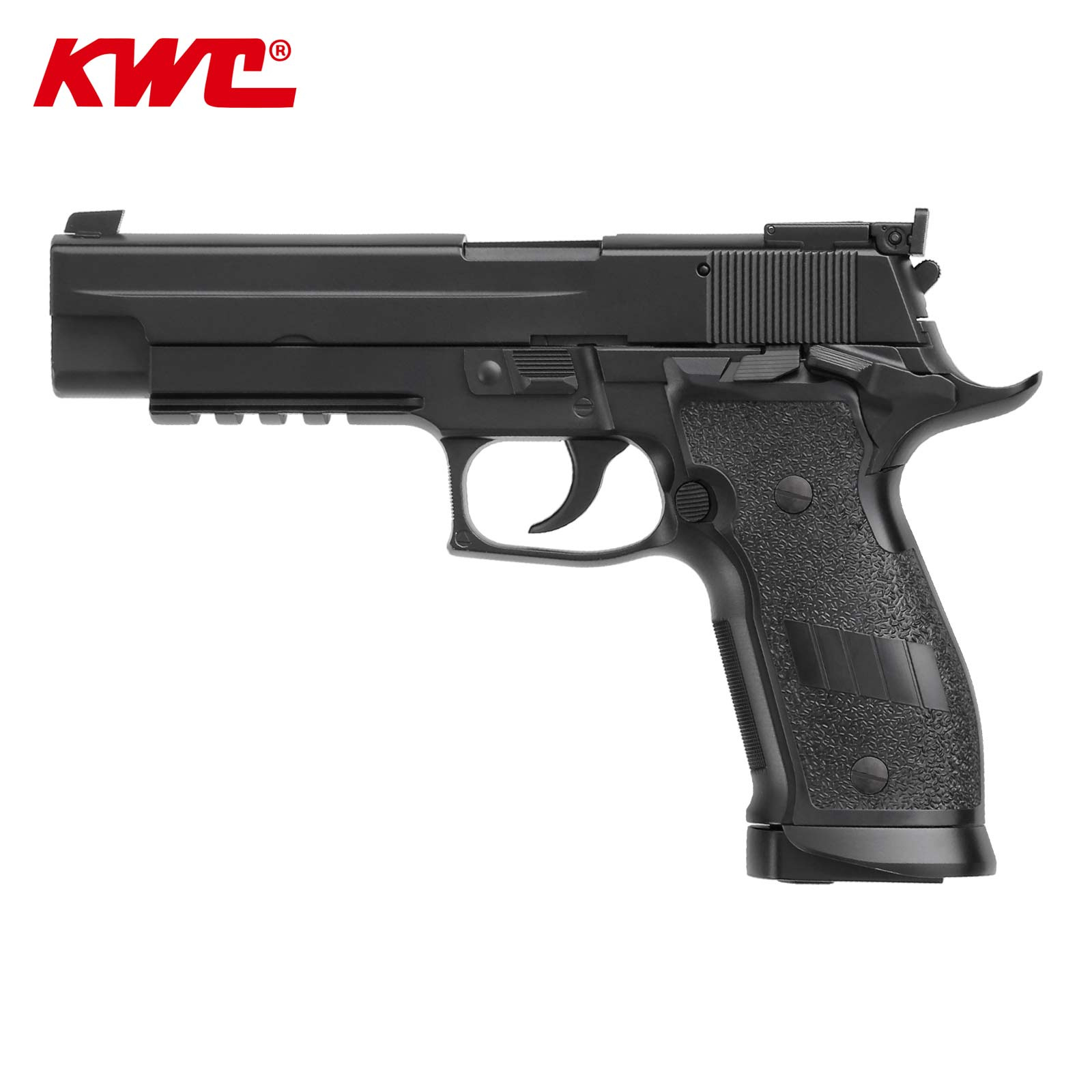 KWC P226 Match Vollmetall Softair-Co2-Pistole Schwarz Kaliber 6 mm BB