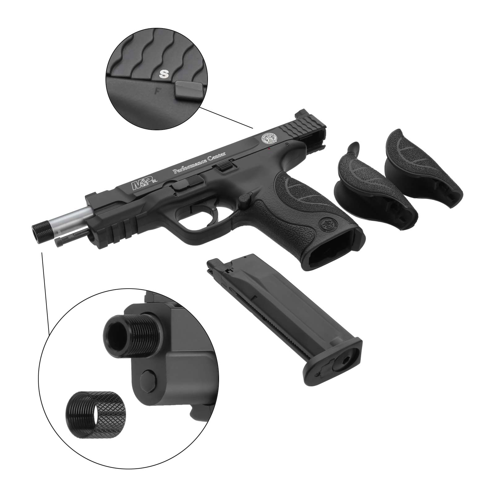 Superset Smith & Wesson Performance Center Ported M&P9L Blowback 4,5