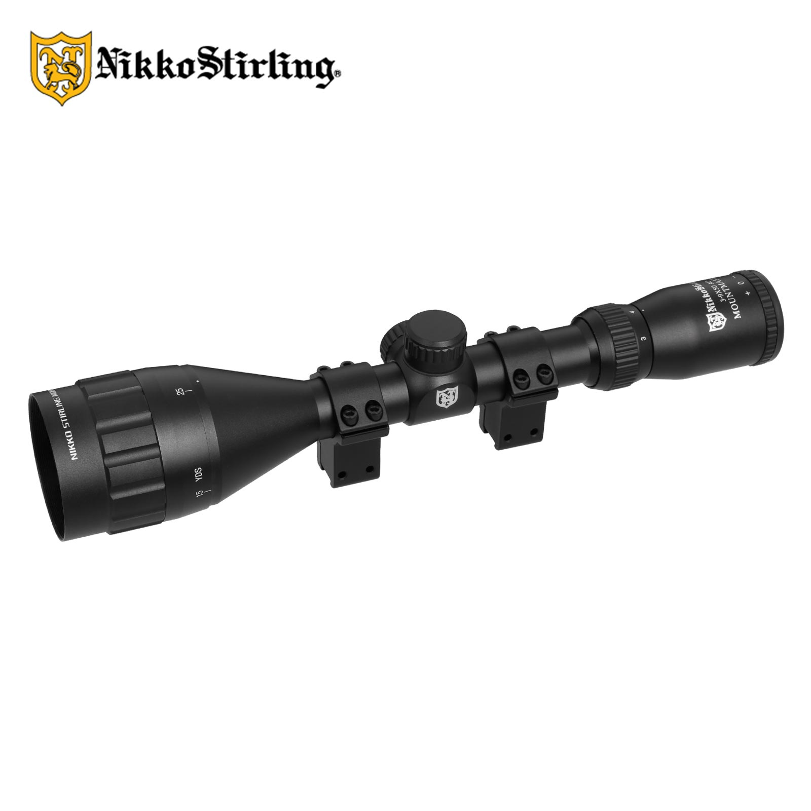 Nikko Stirling Zielfernrohr Mountmaster AO 3-9x50 Half Mil Dot