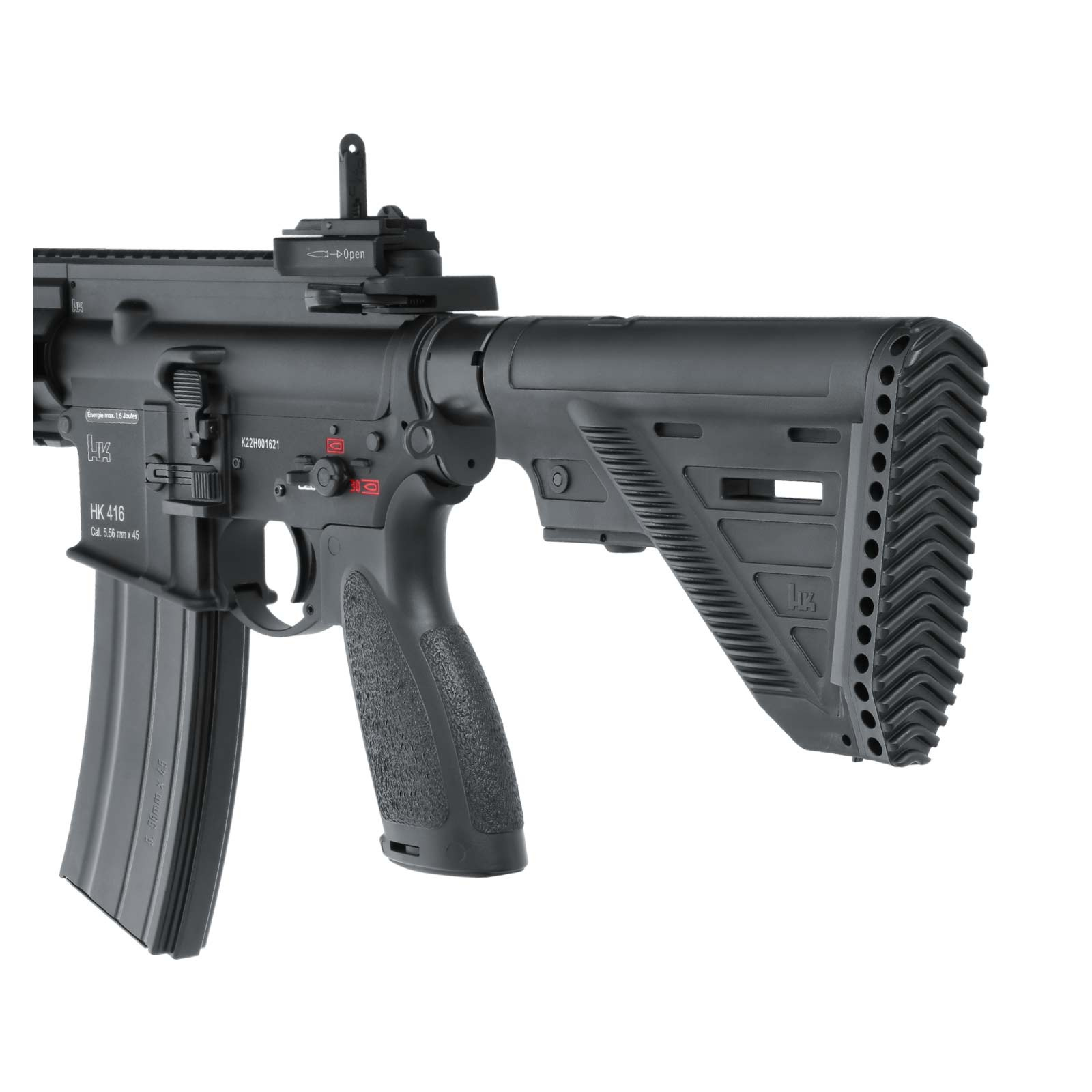 Heckler & Koch HK416 A5 Schwarz Vollmetall Softair-Gewehr Kaliber 6 m