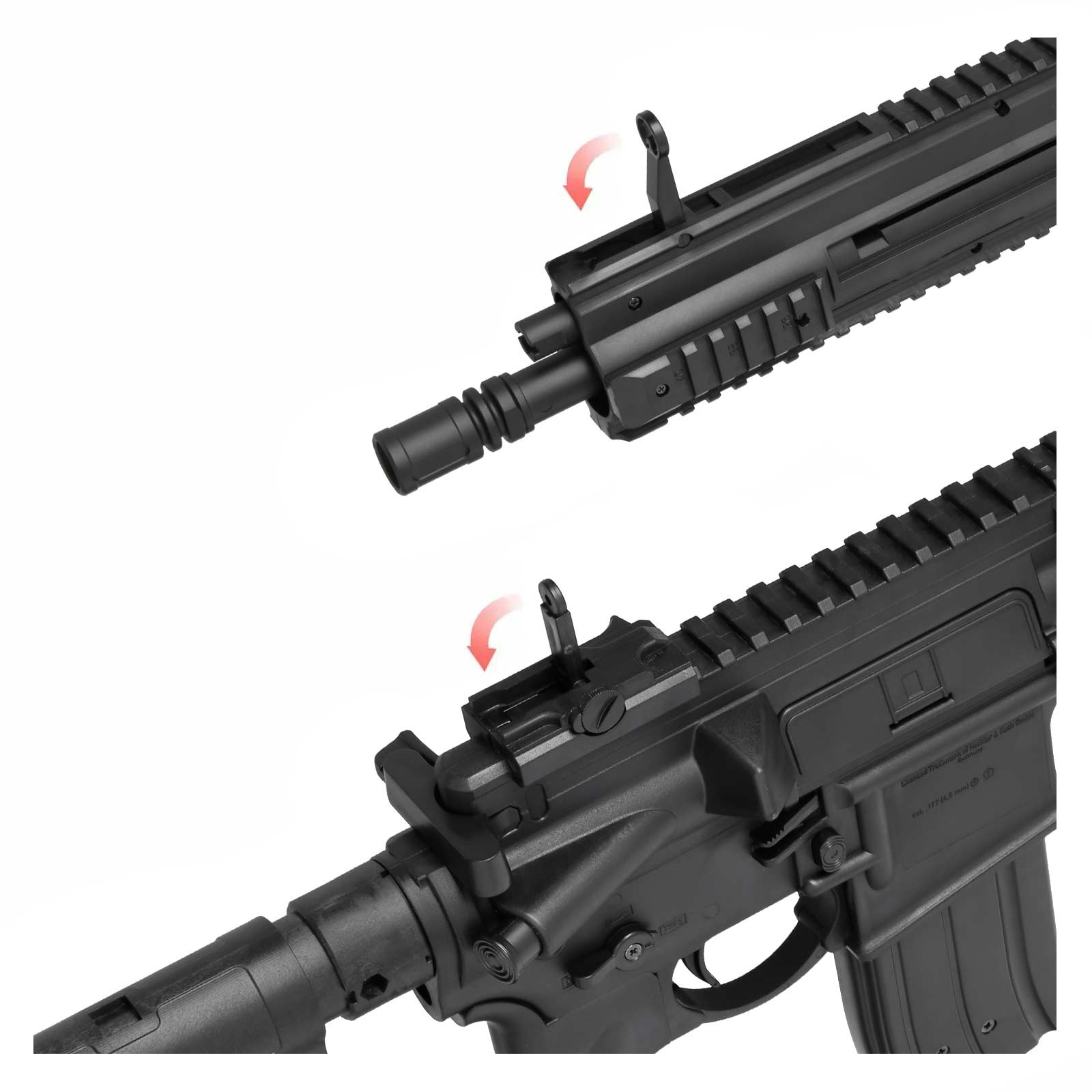 Heckler & Koch HK416 A5 Co2 Kaliber 4.5 mm Stahl BB | 4komma5.de