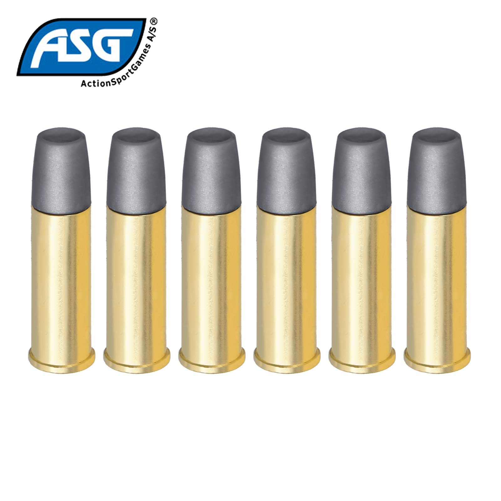 ASG Revolver Hülsen für Schofield Softair-Co2-Revolver 6 mm BB - 6 St