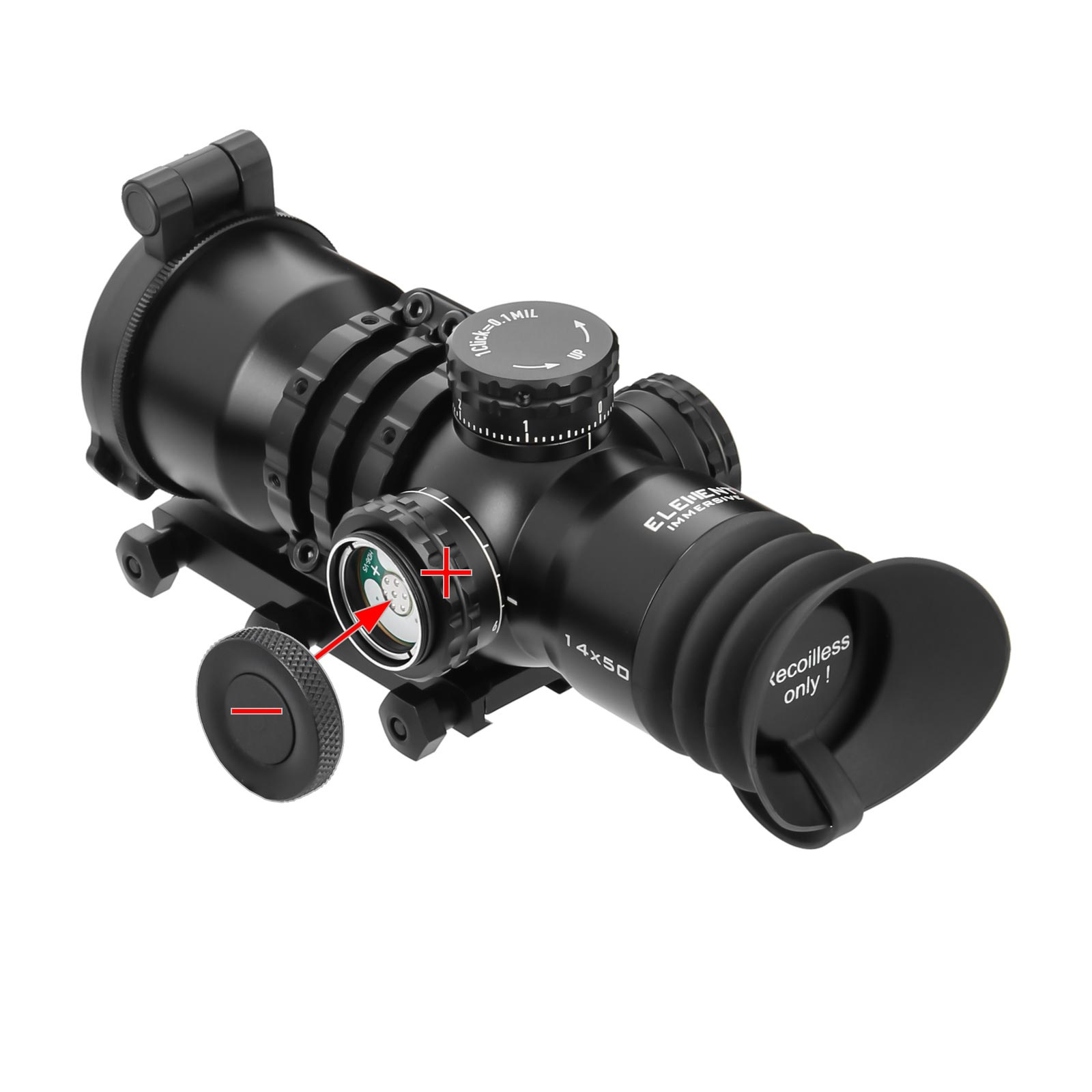 Element Optics Immersive 14x50 APR-1C MRAD Prismenvisier / Zielfernro