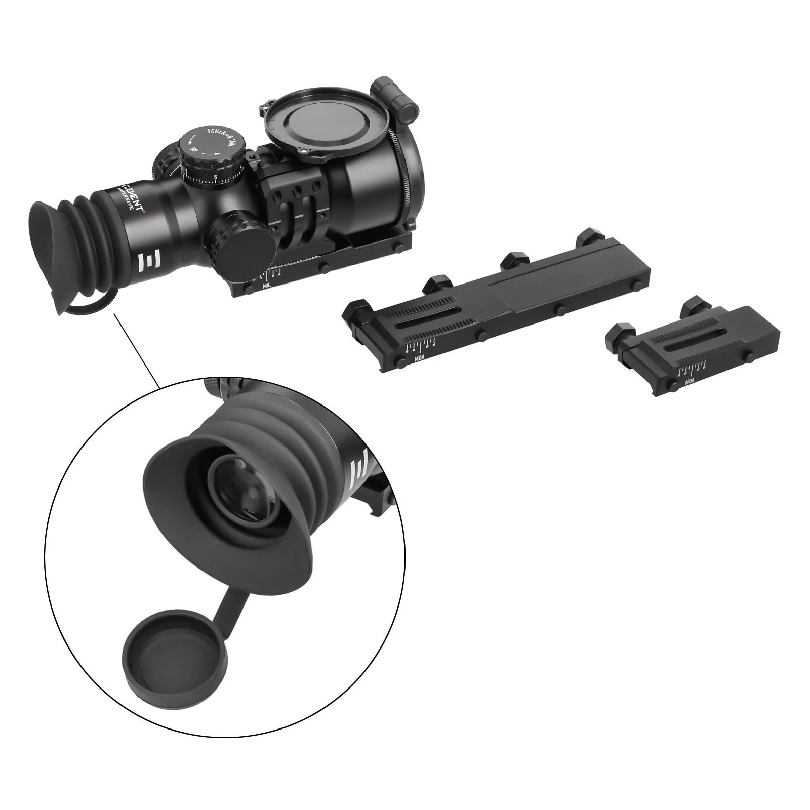 Element Optics Immersive 14x50 APR-1C MRAD Prismenvisier / Zielfernro
