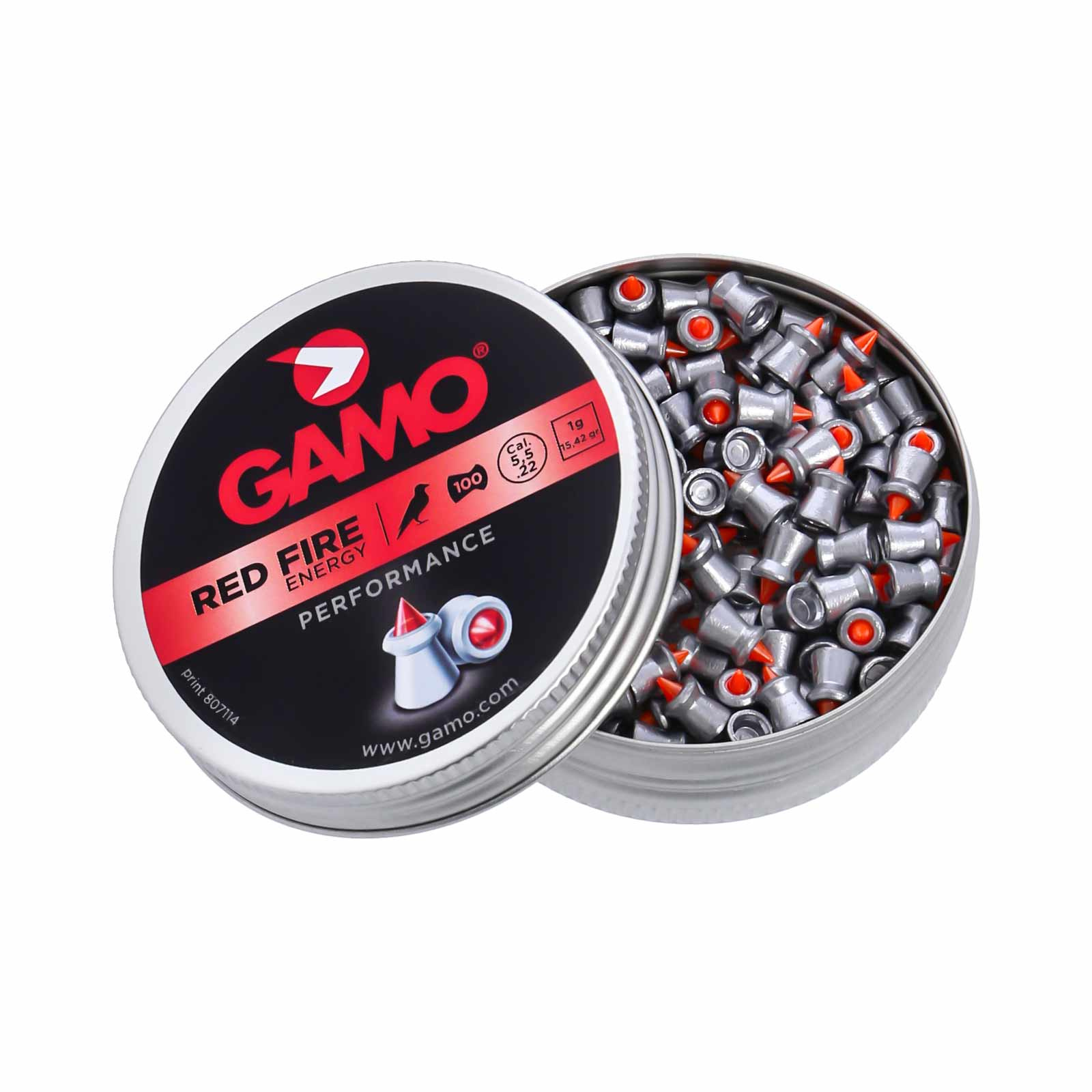 Gamo Red Fire Energy Diabolo mit Polymerspitze 5,5 mm Luftgewehrkugel