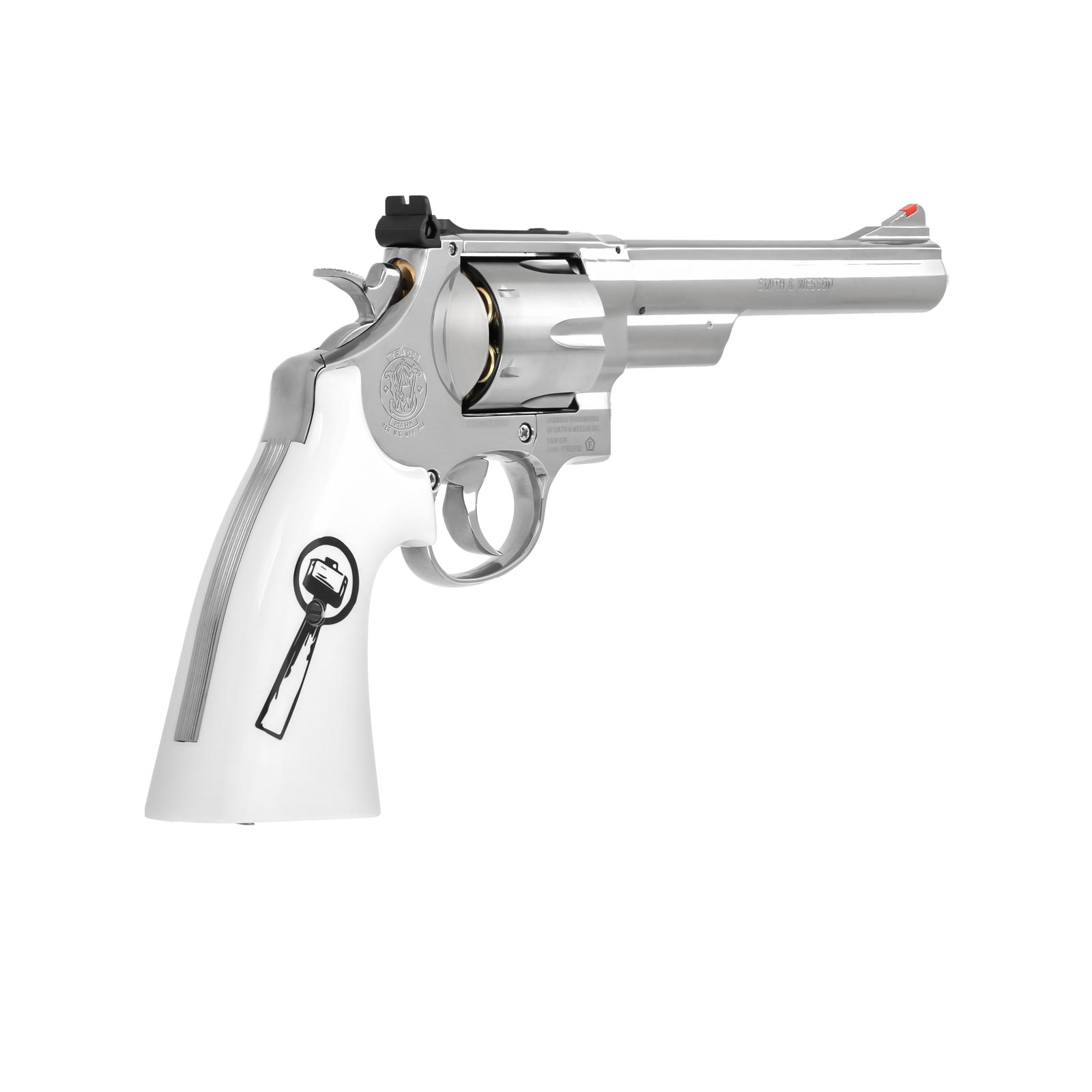 SET Smith & Wesson 629 Trust Me 5 Zoll Steel-Finish Co2-Revolver Kali