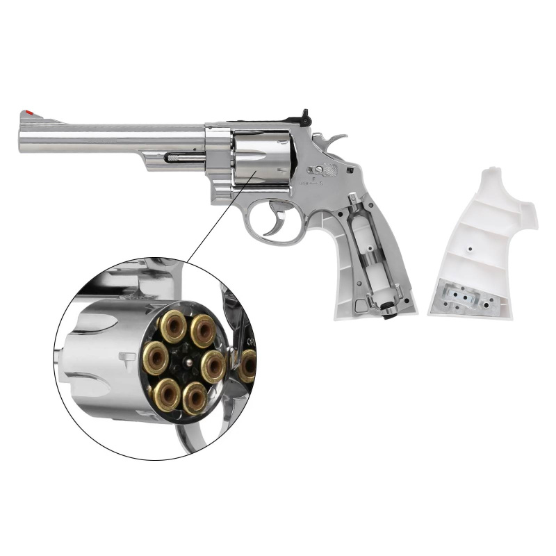 SET Smith & Wesson 629 Trust Me 5 Zoll Steel-Finish Co2-Revolver Kali