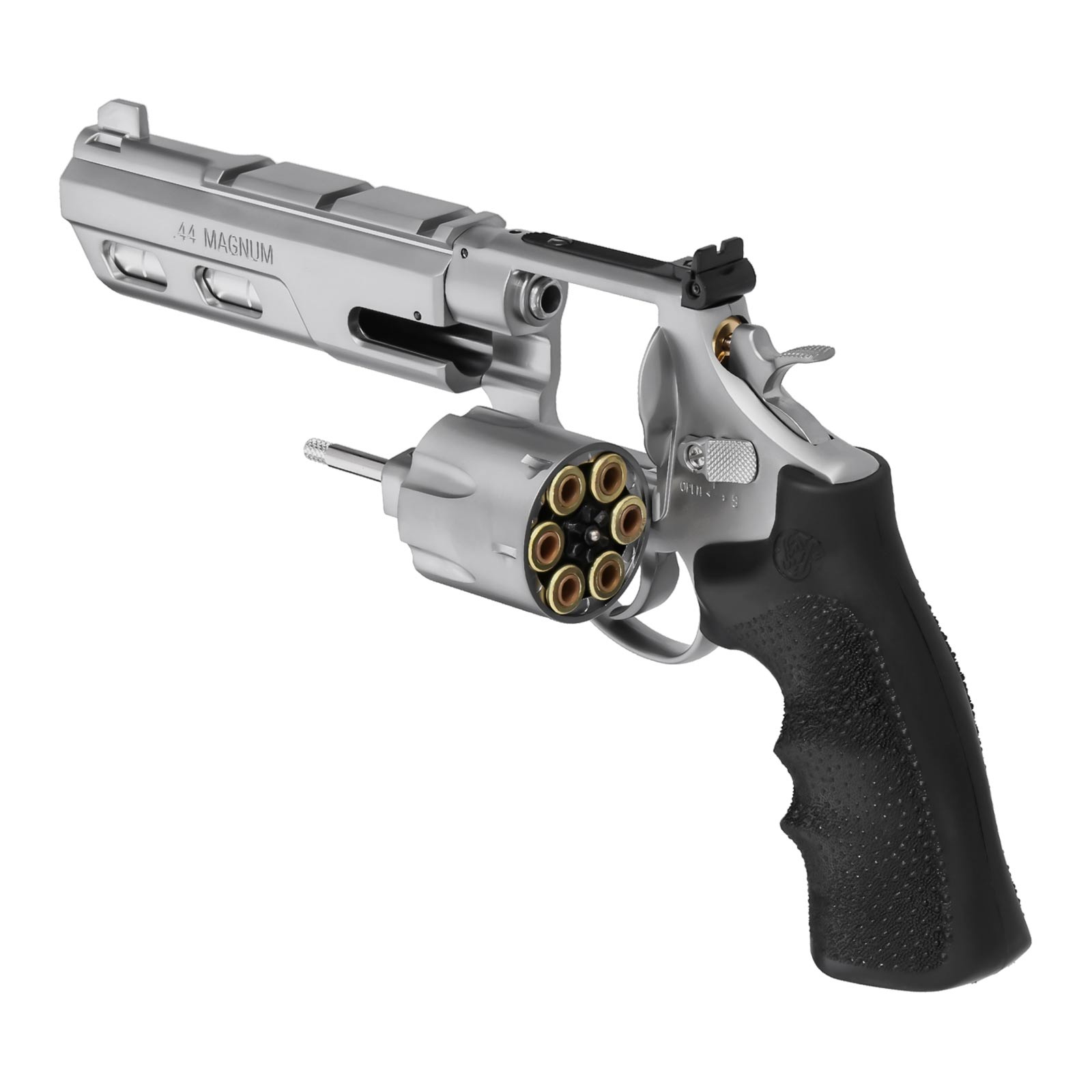 Smith & Wesson 629 Competitor 6" Softair-Co2-Revolver Steel-Finish Ka