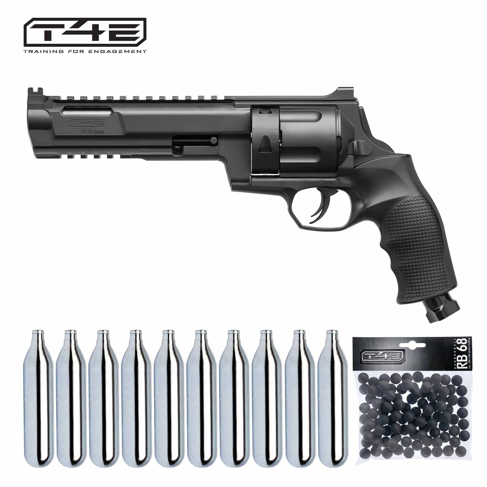 SET T4E Defense Training Marker HDR (TR) 68 Gen2 Revolver Co2 cal .68