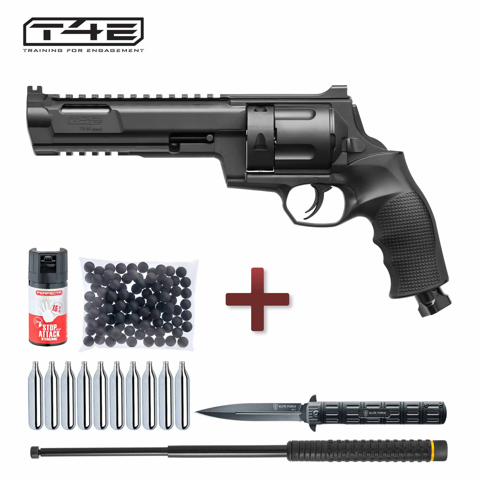 Defense Kit T4E Defense Training Marker HDR (TR) 68 Gen2 Revolver Co2