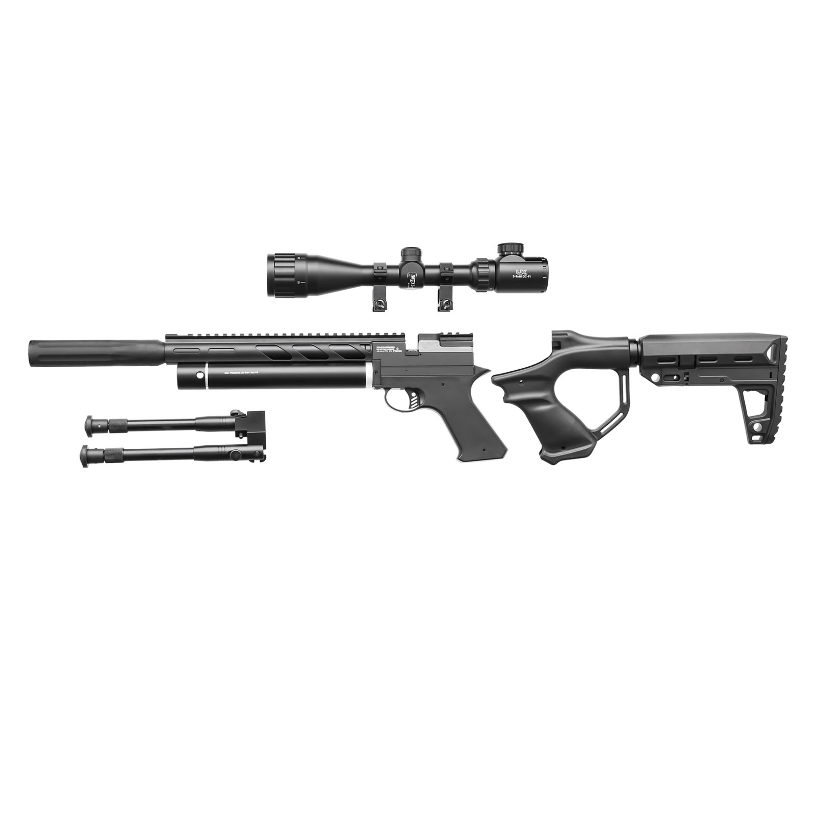 SET UX Notos Carbine Pressluftgewehr 4,5 mm (P18) + Zielfernrohr und