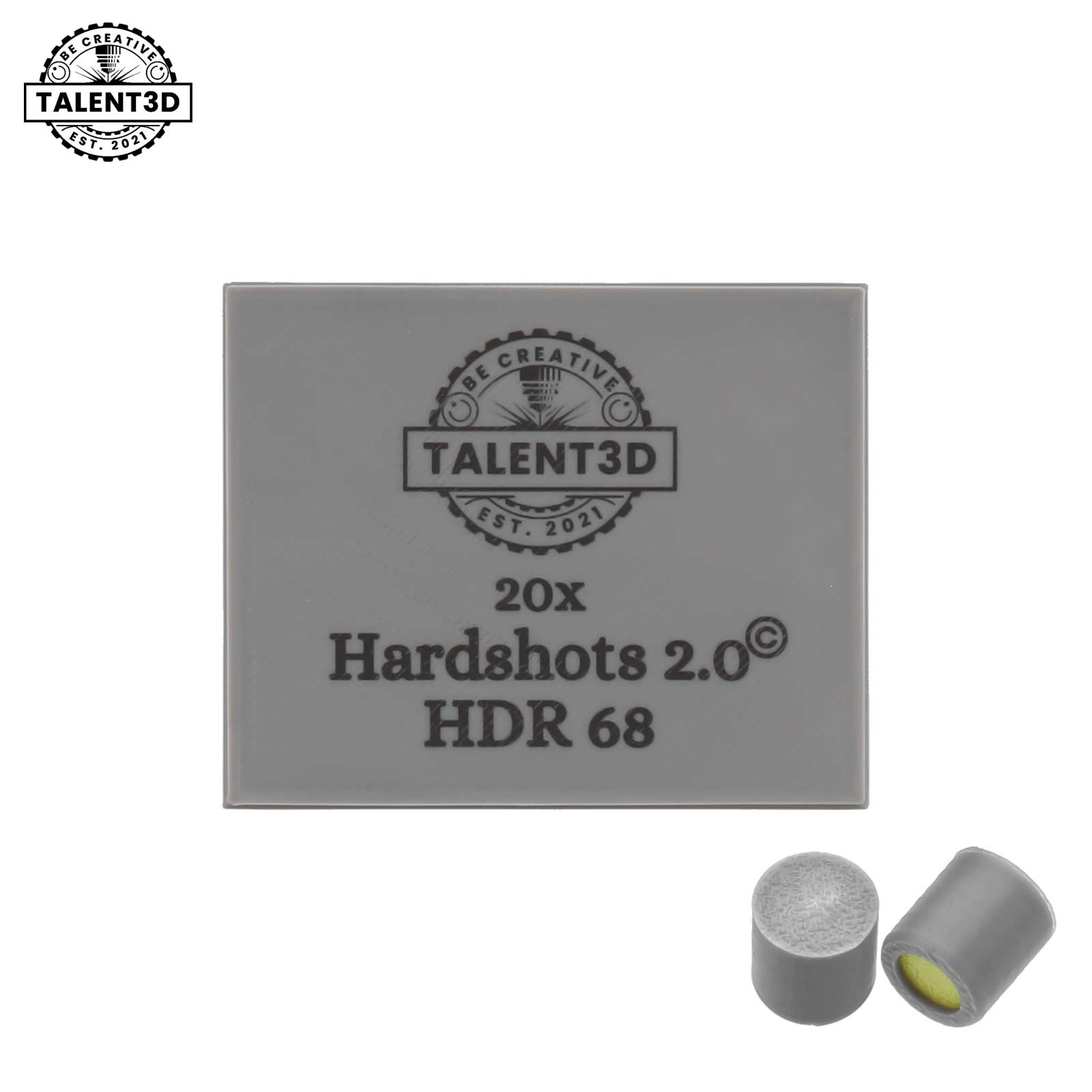 Talent3D Hardshots 2.0 Munition für HDR68 - Kal .68 - 20 Stück