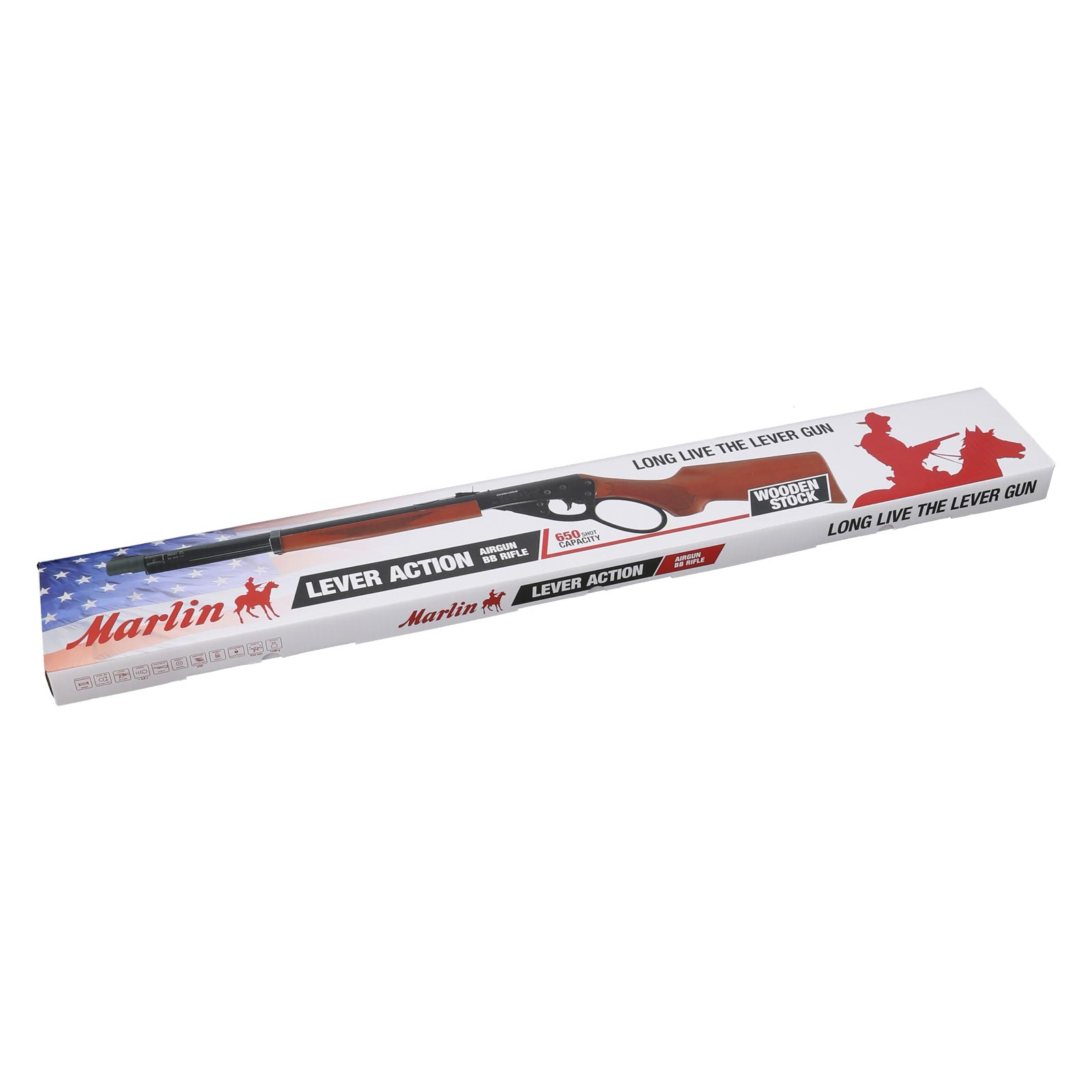 Marlin Lever Action BB Rifle Wood - Unterhebelspanner Luftgewehr 4,5