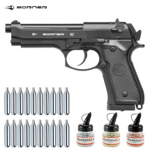 Superset Borner 92 Co2 Pistole 4,5 mm BB / Diabolo Blowback (P18)